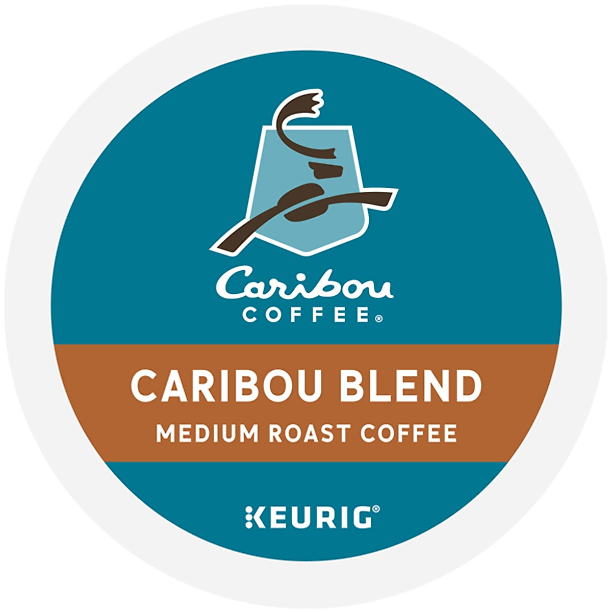Caribou Coffee Caribou Blend, Single-Serve Keurig K-Cup Pods, Medium Roast Coffee, 24 Count (Pack of 4)