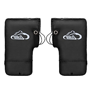 Handlebar Mitten Bicycle Mitts Winter Thermal Cover Cycling Hand Warm Windproof Cold Weather For Mountain Bike Motor Warm Handle Cover Bike Handlebar Mittens Bicycle Pogies Mitts Winter Thermal