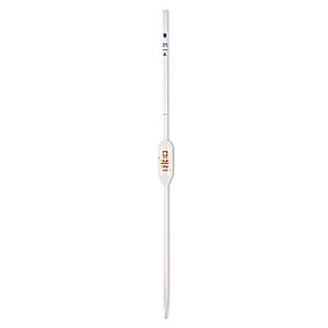 Vee Gee Scientific (2040A-25) Class A Volumetric Pipets, TD, 25 ml, Blue Band, 0.03 ml Tolerance (Pack of 6)