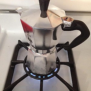 𝐌𝐂𝐀𝐌𝐏𝐀𝐒 2 Packs Cast Iron Gas Stove Cooker Ring Reducer for Gas Stovetop Espresso Maker,Coffee Moka Pot