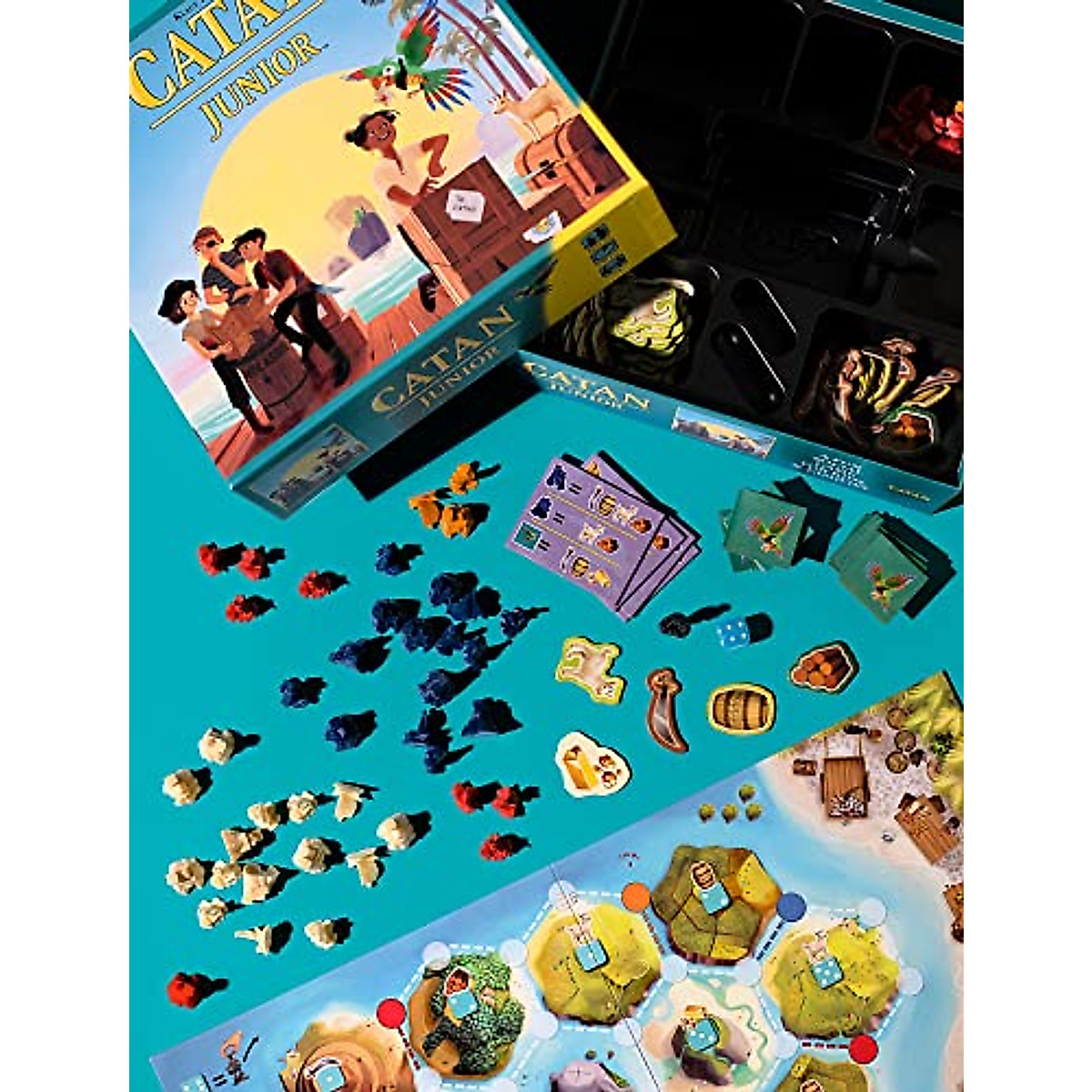 CATAN Junior Board Game | Civilization Building Strategy Game | Adventure Game | Fun Family Game for Kids and Adults | Ages 6+ | 2-4 Players | Average Playtime 30 Minutes | Made by CATAN Studio