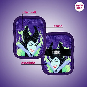 MakeUp Eraser, 7-Day Set, Erase All Makeup With Just Water, Including Waterproof Mascara, Eyeliner, Foundation, Lipstick, and More, Disney Villains, 7 ct.
