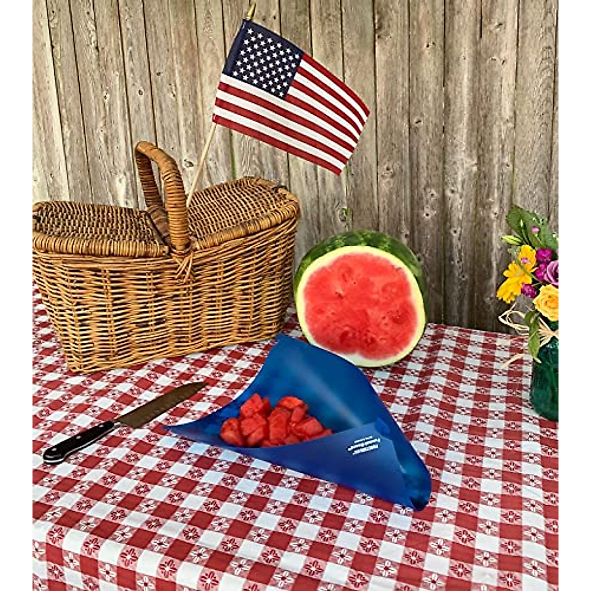 FUNCTIONAIRE Funnel-Board Kit – 4 Cutting Boards That Convert to a Funnel or Scoop. Includes EZ Mount Storage Holder That mounts Inside Cabinet Doors (no Screws Required). Watch Demo Video.