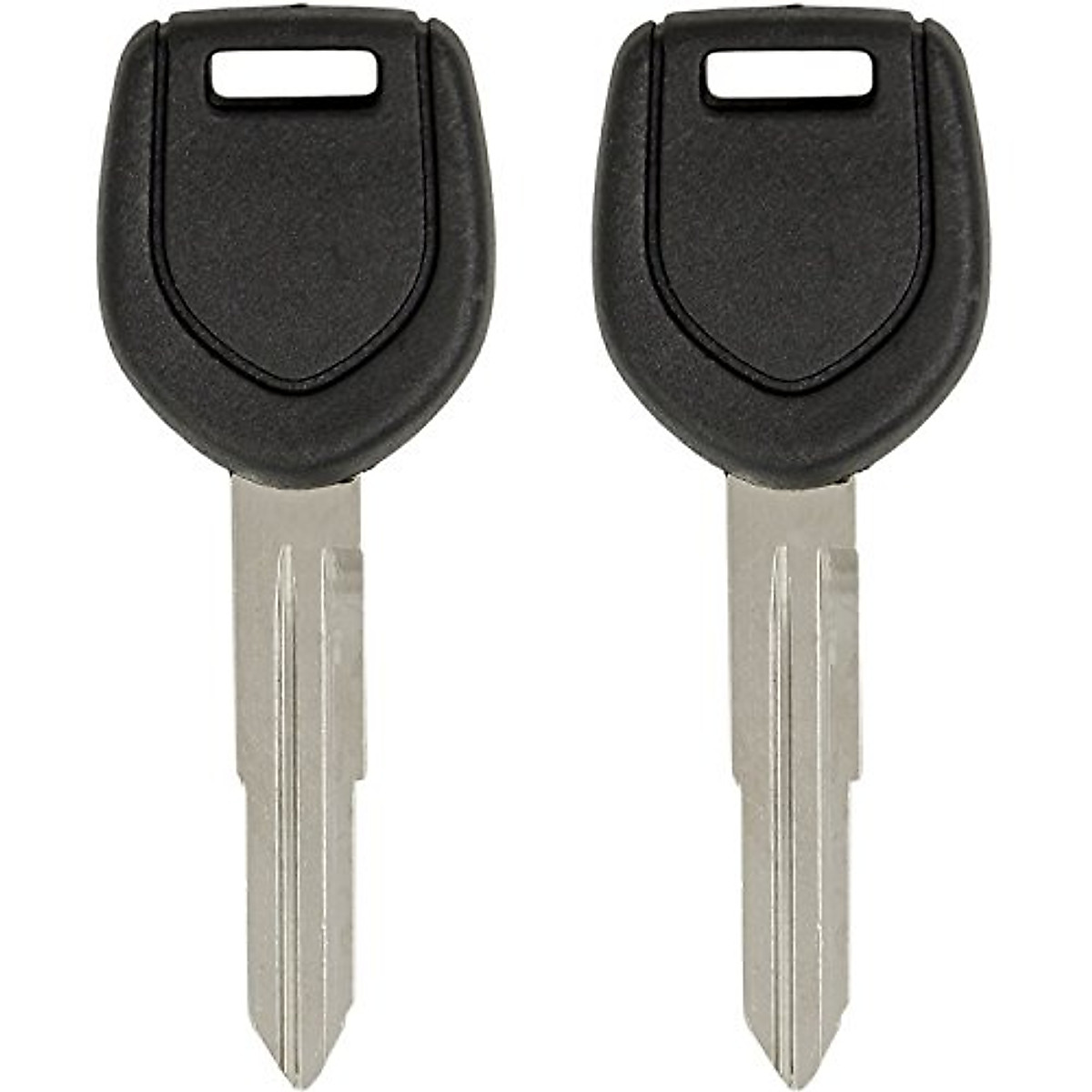 Keyless2Go Replacement for New Uncut Transponder Ignition Car Key MIT12-PT (2 Pack)