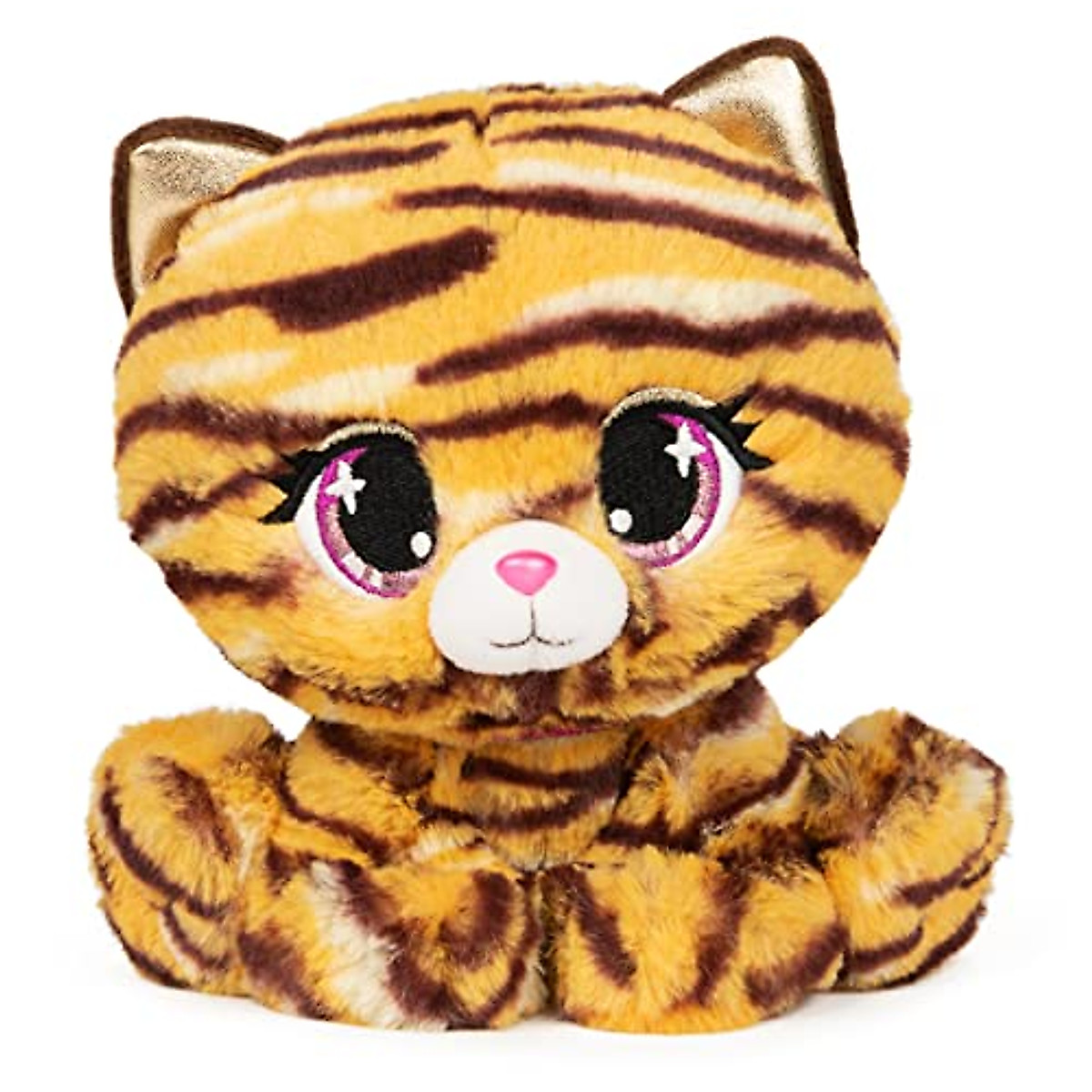 GUND P.Lushes Designer Fashion Pets Rebeca O’Roar Tiger Premium Stuffed Animal, Orange/Brown, 6”