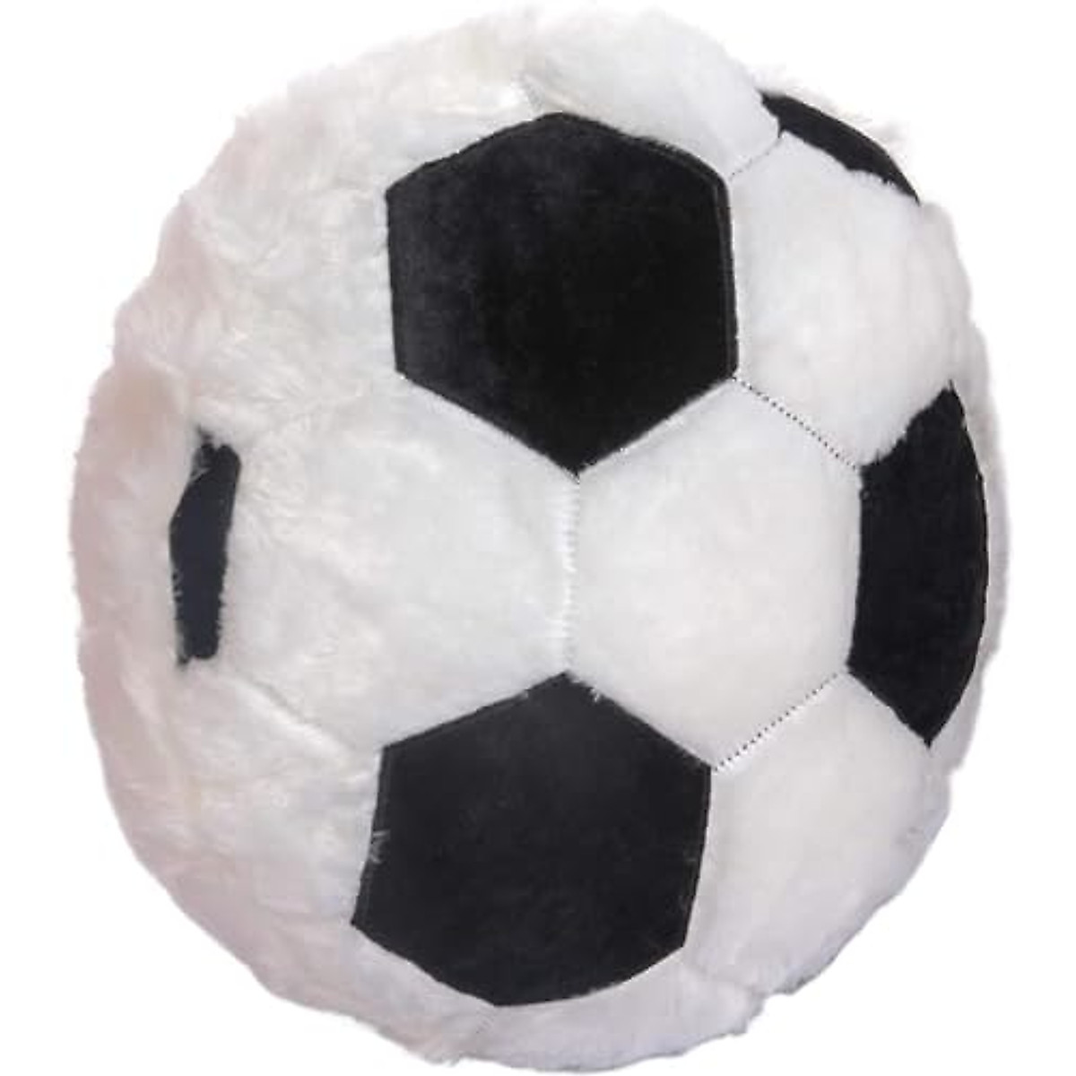 CatchStar Soccer Pillow Fluffy Soccer Plush Pillow Soft Stuffed Soccer Throw Pillow Decorative Round Large Soccer Pillow Cushion Big Sports Toy Gift for Kids Boy Children Room Decoration