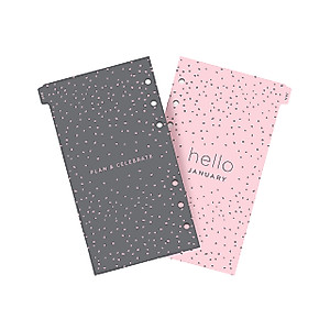 Filofax Personal Confetti Week to View Diary - 2023, White (23-68491)