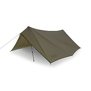 Rab Siltarp Plus Shelter Three-Person Waterproof Lightweight Shelter Tarp for Camping and Backpacking - Olive - One Size