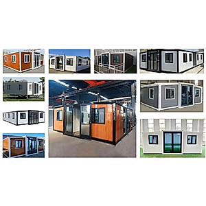20ft Luxury Mobile Villa 3 Bedroom Prefabricated Portable Tiny Home Foldable Expandable Container Living House