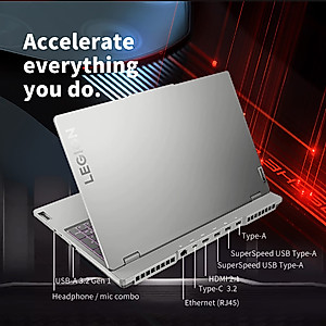 Lenovo Legion 5 Gen 7 15.6" FHD 165Hz Gaming Laptop, AMD Ryzen 7 6800H, 16GB DDR5 RAM, 1TB PCIe SSD, NVIDIA GeForce RTX 3070Ti, 4zone RGB Backlit Keyboard, Gray, Win 11 Pro, 32GB USB Card