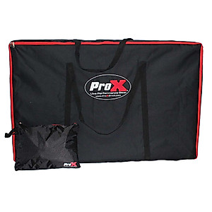 ProX XF-4X3048 DJ FACADE 4x Black Collapse and Go Facade Panels with Carry Bag, Black & White Scrims