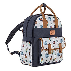 Disney Baby Diaper Bag, Winnie The Pooh Double Hnadle, Backpack