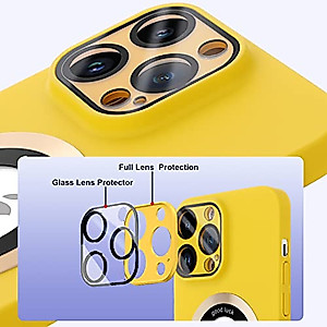 tharlet Magnetic Phone Case Compatible for iPhone 13 Pro Max,Compatible with Magsafe Hard PC with Camera Lens Protector Full Protection Shockproof Slim Matte Cases