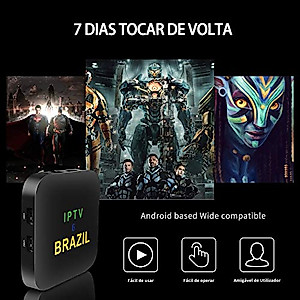 BOMIX IPTV6 Brazil HD 4K Video Player with 16GB Storage, OS Android 9, Different Languages
