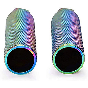 Bike Pegs, 2Pcs 26 Teeth Aluminum Alloy Anti-Skid Pegs for BMX Mountain Bike Cycling Rear Stunt Pegs Fit 3/8 inch Axles