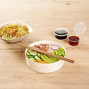 Restaurantware Bambuddha 9.5 Inch To Go Chopsticks 100 Durable Bamboo Chopsticks - With Paper Band Brown Bamboo Premium Chopsticks For All Kinds Of Foods Ideal For Cafes And Restaurants