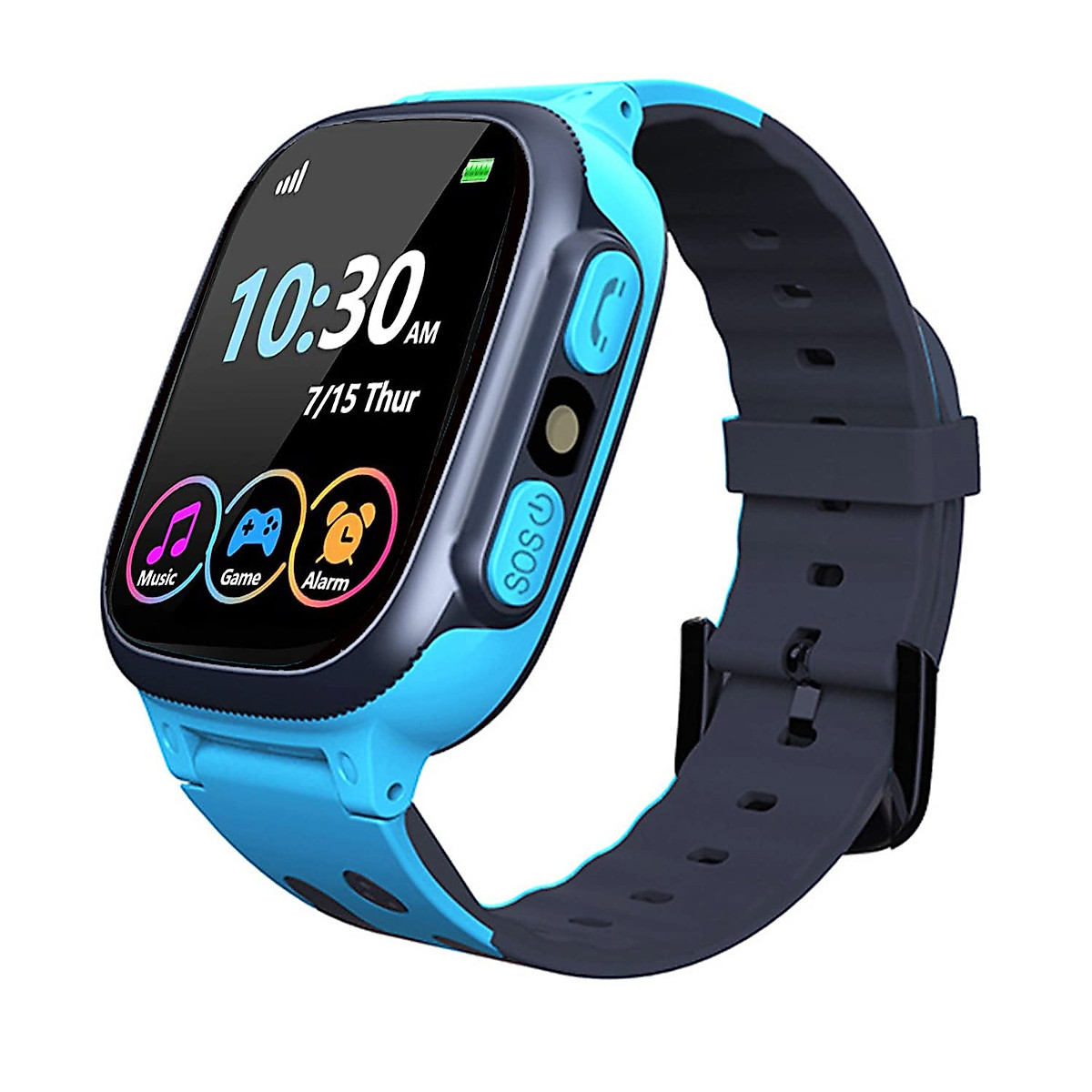 wsgpxtybb Kids Smart Watch Phone-Smartwatch for Kids with Clock Music MP3 Player Video Recorder Camera Games SOS Calculator Alarm (Build-in 4GB SD Card) HD Touchscreen for Age 4-12 Boys Girls Gifts