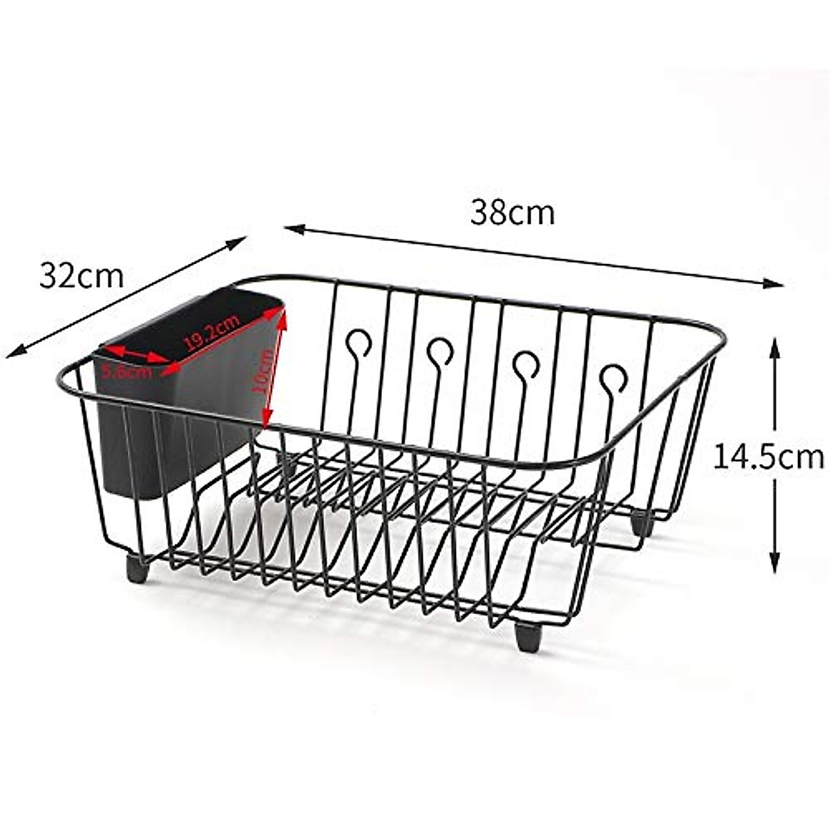 Kitchen Cupboard Organizers for Cups-Kitchenaid Dish Drainer Drying Rack-Plate and Bowl Organizer for Cabinet-Kitchen Rack for Utensils-Kitchen Racks and Shelves- Kitchen Racks for Storage