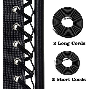 MGWOTH Zero Gravity Chair Replacement Fabric with Bungee Cord Kit, Repair Cloth for Anti-Gravity Lounge, Mesh Part for Patio Sling Folding Recliner Couch Outdoor Pool Lawn