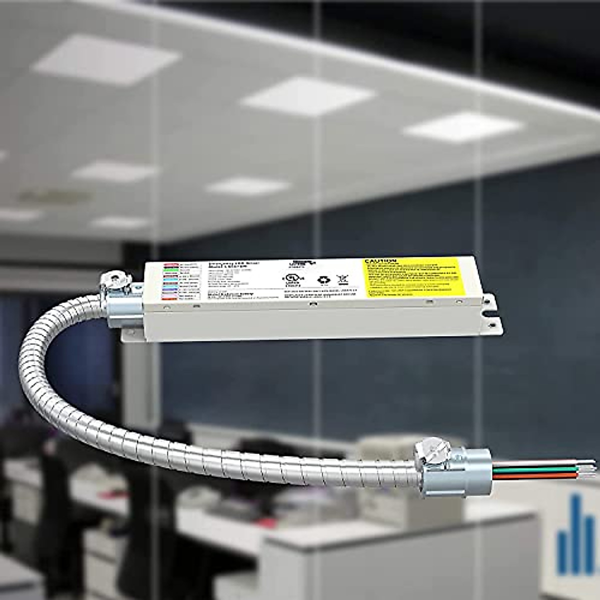 LED Emergency Backup Driver 20W, 120V-347VAC, Rechargeable UL Approved Backup Battery, Over 90mins Emergency Time, for LED troffer, Panel and Tubes