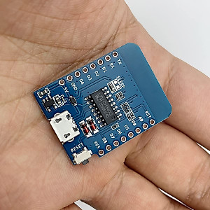 Hosyond 5Pcs D1 Mini NodeMcu ESP8266 ESP-12F WiFi Module Development Board Compatible with Arduino/WeMos D1 Mini