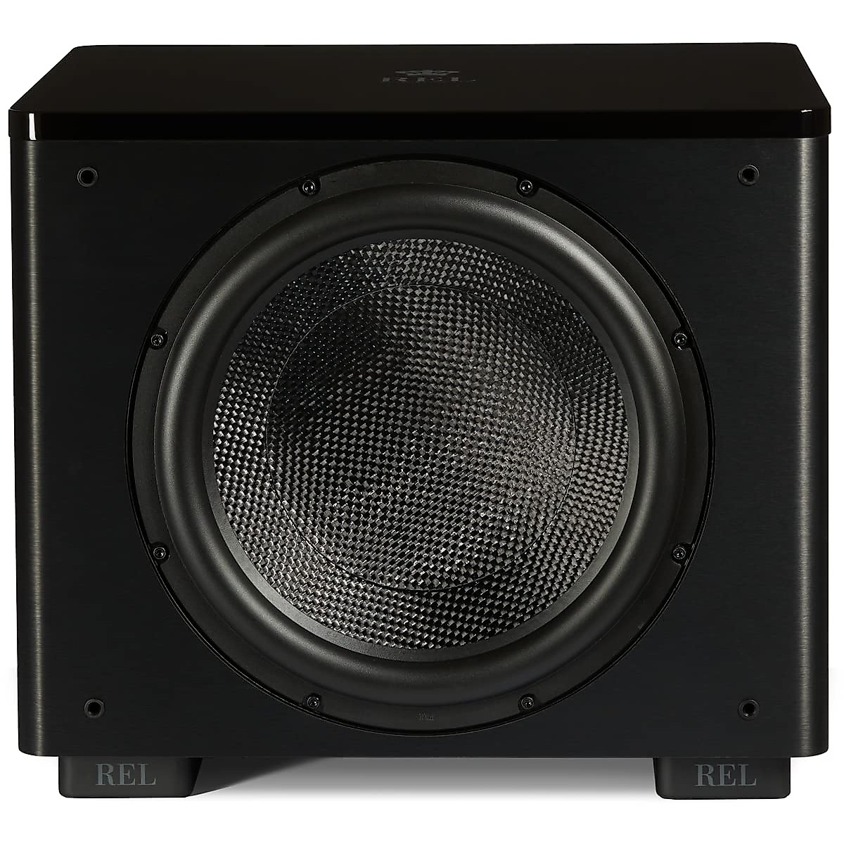 REL Acoustics HT/1510 Predator Subwoofer, HT-Air Wireless Compatible, Black Vinyl