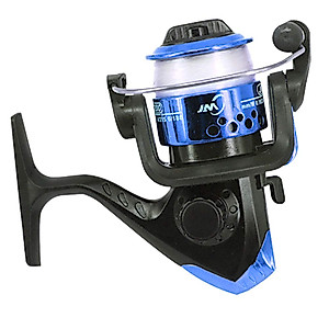 FAgdsyigao 3 Bearing Balls Fishing Reel,Mini High Speed Spinning Fishing Reel with 60m Transparent Line Blue