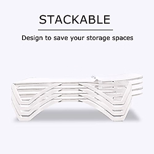 PURPLE LEAF Outdoor Pool Chaise Lounge Plastic Chair Set of 3 Patio Adjustable Lay Flat Recliners Tanning Lounger Chairs with Table for in-Pool Sunbathing Beach Lawn Poolside, White