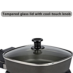 Small Electric Skillet - with Temperature Control Serves 1 to 2 People (6 inch)