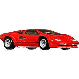 Hot Wheels Jay Leno's Garage Container Set, 5 1:64 Scale Premium Cars in Collectible Container, Metal/Metal & Realriders, Gift for Collectors