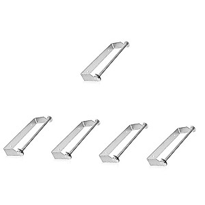 DOITOOL 5pcs and Single Holder Towel Rack Shelf Plastic Toilet Racks Mount Dispenser Organizer Wall Steel Gold Stainless Wrap with Cm Rod Metal Screws Hangers Kitchen for Mounted Bar