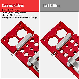13.4inch Track Saw Guide Rail Square,90° Right Angle Track Saw Square - Compatible with Festool & Makita Guide Rail - Easy-Install Circular Saw Accessories for Precise Cuts(Upgraded)
