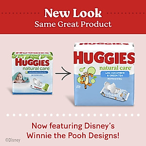 Huggies Natural Care Refreshing Baby Wipes, Scented, 1 Refill Pack (184 Wipes Total)