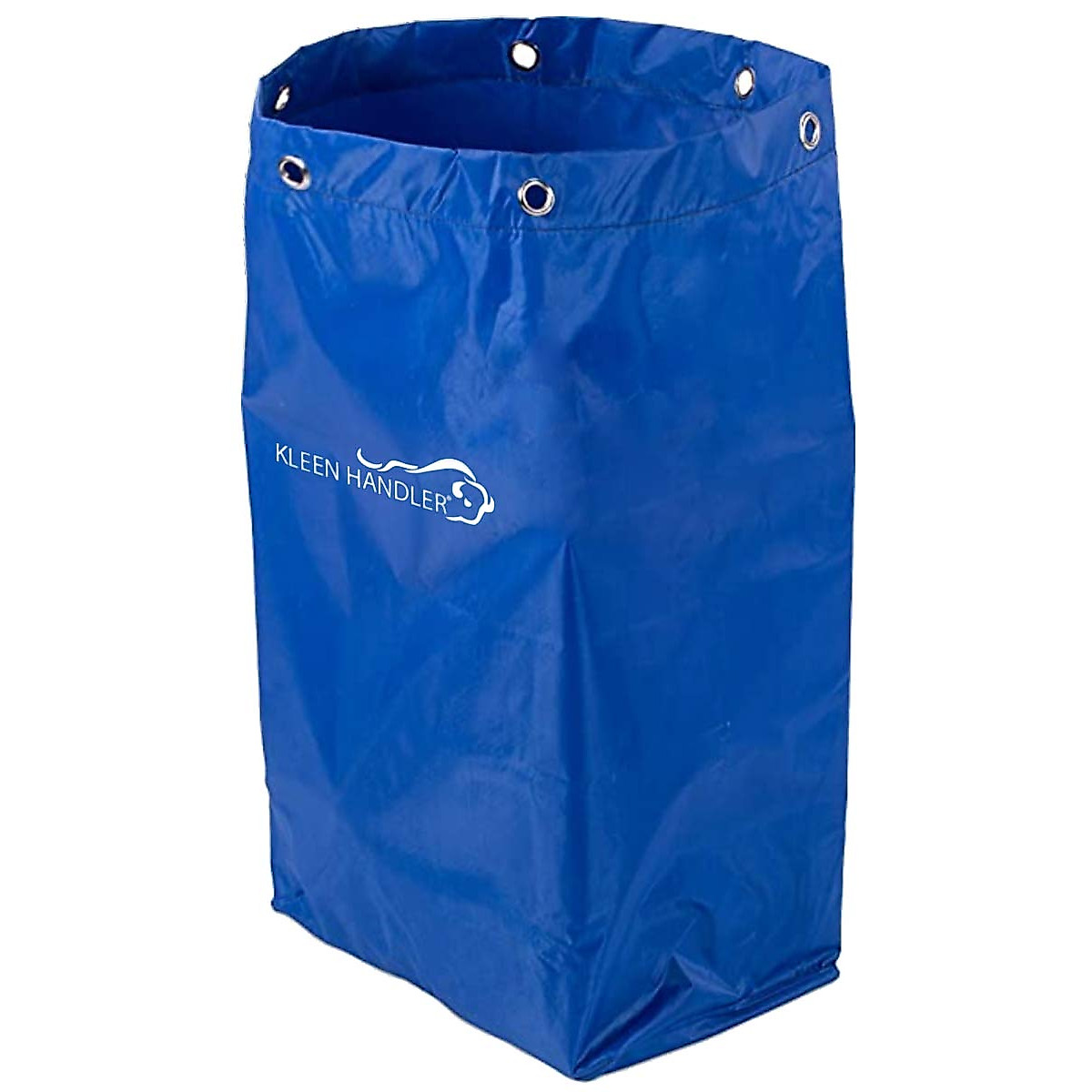 KLEEN HANDLER Janitorial Cart 23 Gallons Replacement Bag | Commercial Cleaning Cart Bag for Hotel, Laundry, Towels, Housekeeping, Blue
