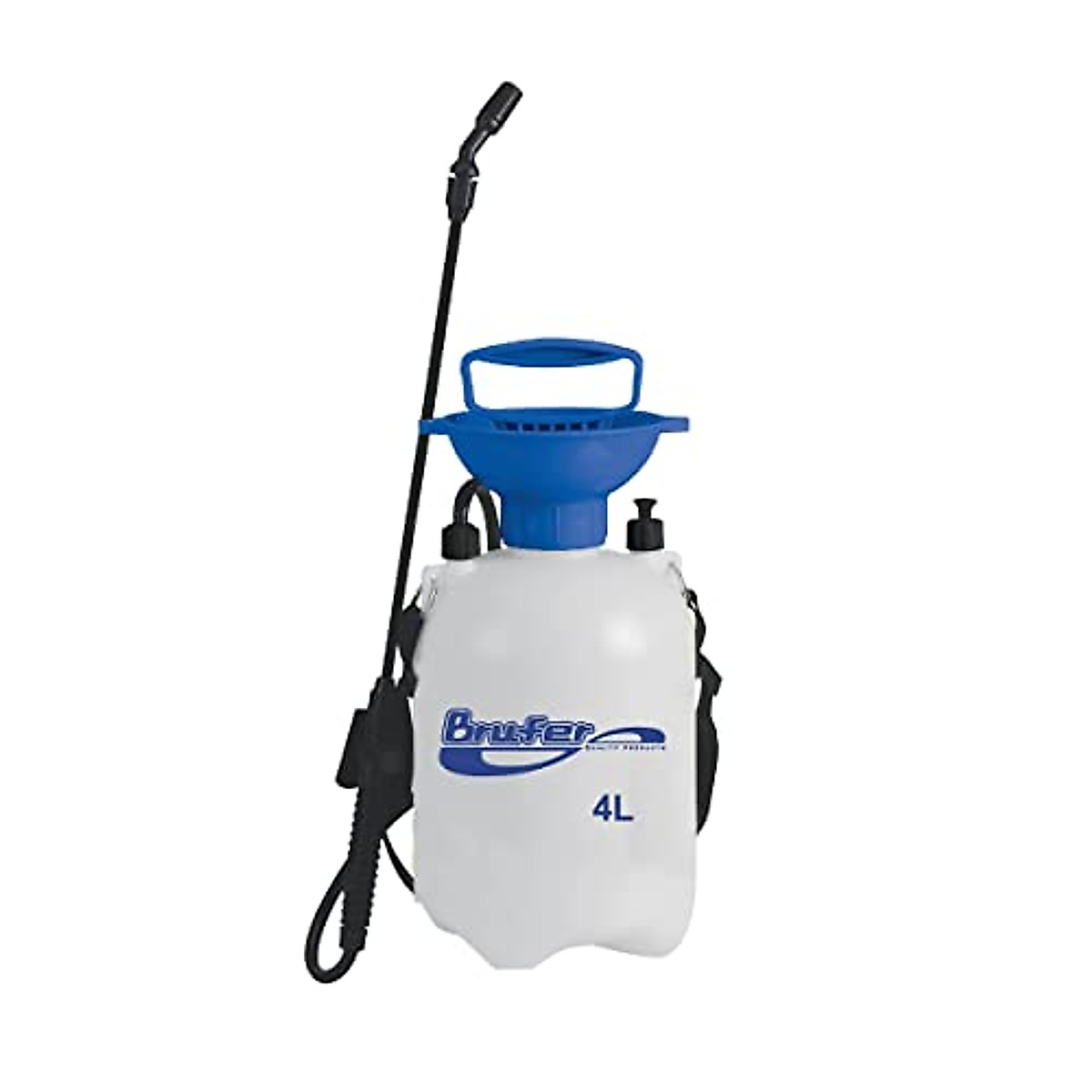 BRUFER 72022 Sprayer for Lawns and Gardens or Cleaning Decks, Siding and Concrete - 1.1 Gallon (4L) with Pressure Release Valve