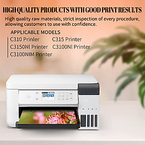 YiBoton C310/C315 C310 C315 High Capacity Toner C310 Toner Cartridge 006R004356 006R004357 006R004358 006R004359 Replacement for C310 C310DNI C310DNIM C315 C315DNI Color Printers (4-Pack)