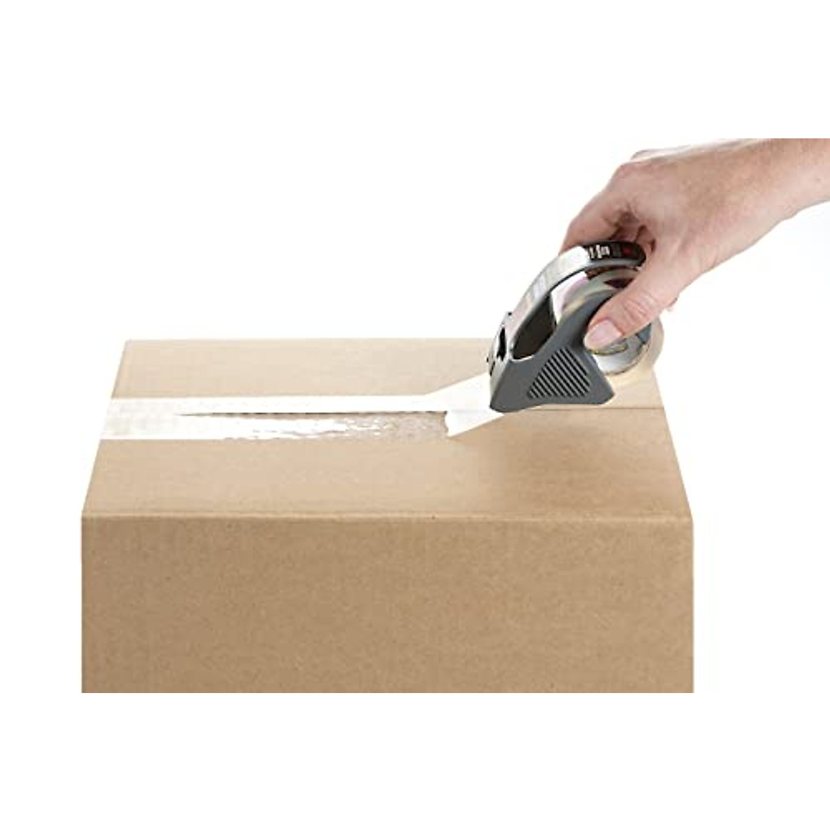 Scotch Box Lock Packaging Tape, 1 Roll with Dispenser, 1.88 in x 800 in, Extreme Grip, Sticks Instantly to Any Box (195)