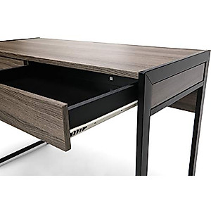 OFM ESS Collection 2-Drawer Office Desk, Driftwood