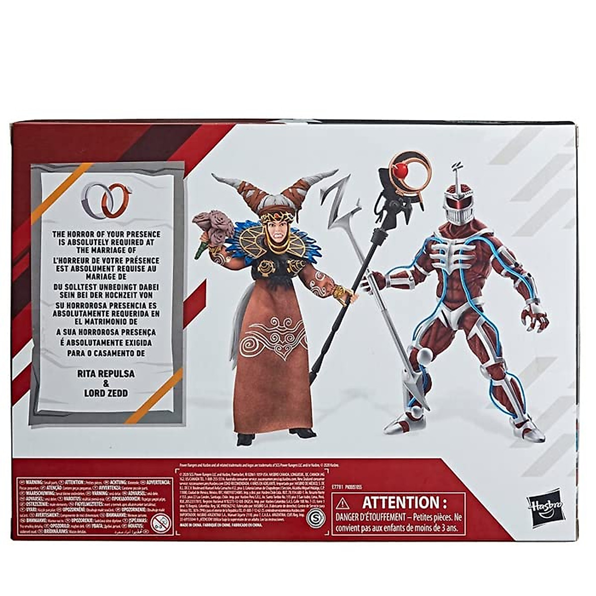PR Power Rangers Lord Zedd and Rita Repulsa Lightning Collection Action Figure 2 Pack