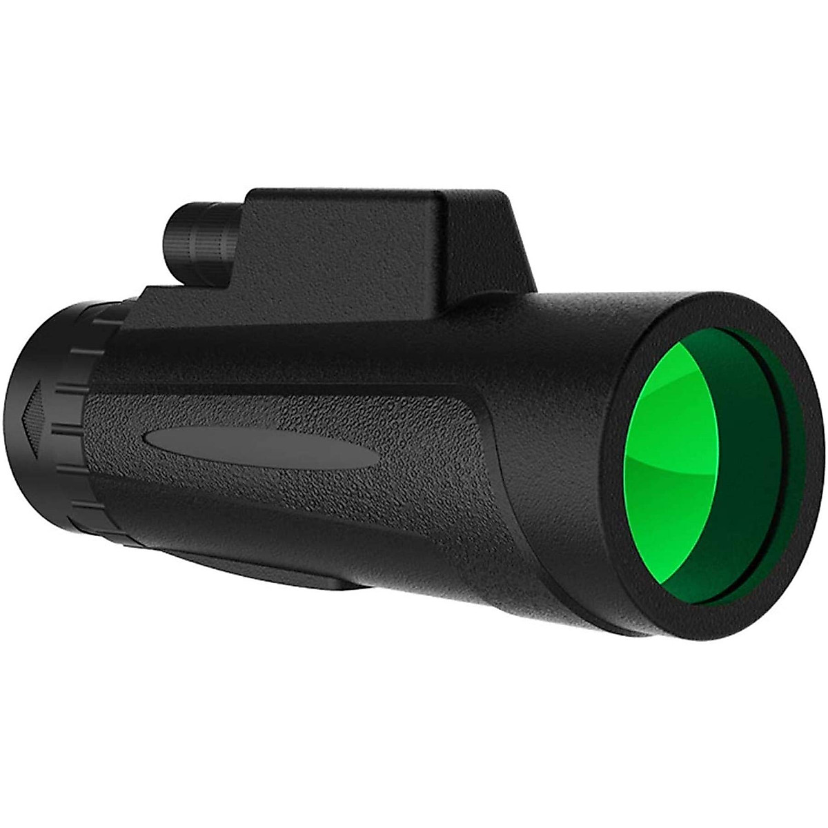 12x42 High Power HD Monocular Compact with Smartphone Adapter and Tripod BAK4 Prism FMC Lens Life Waterproof Monocular for Adult Bird Watching, Outdoor Hunti