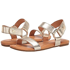 UGG Women's RYNELL Flat Sandal, Gold Metallic, 5.5