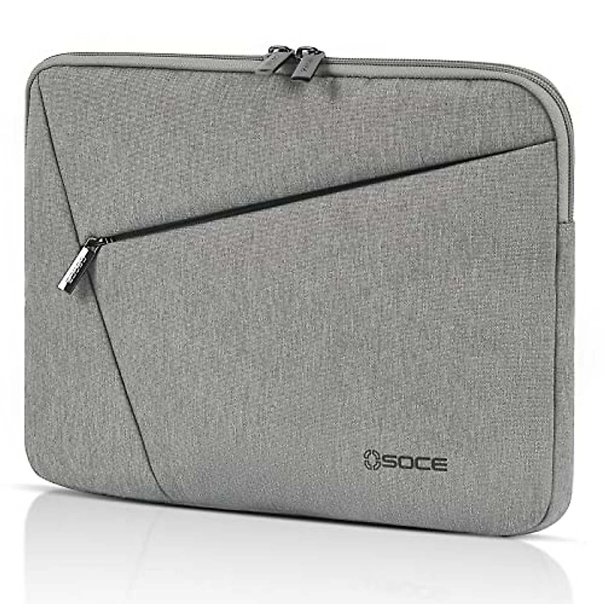 OSOCE Laptop Sleeve 14 Inch, Slim Water Resistant Computer Case Handbag with Handle Briefcase Carrying Bag (S)