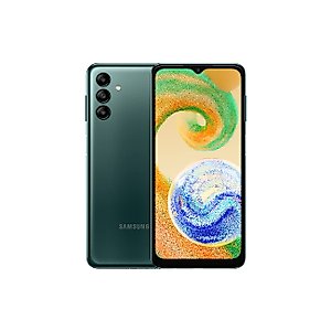 SAMSUNG Galaxy A04S 4G LTE (64GB + 4GB) Unlocked Worldwide (Only T-Mobile/Mint/Metro USA Market) 6.5" 50MP Triple Camera + (w/Fast Car Charger) (Green)