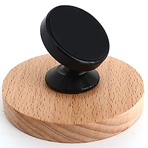 UPTTHOW Espresso Lens Reflective Mirror Flow Rate Observation Wooden Base Magnetic Cafe Machine Tool Coffee Maker Accessories for Home Barista Cafe Bar
