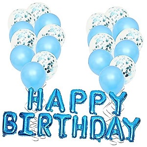 ERINGOGO 4 Sets birthday balloon set gender reveal balloon rose gold birthday decorations backdrop girls suit sequin trim alphabet balloons party decorations for women balloon kit emulsion