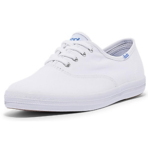 Keds Women's Champion Sneaker,White Canvas,8 M US