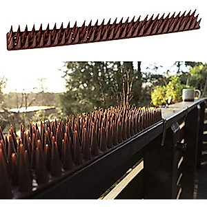 Bird Spikes, Bird Deterrent Spikes for Small Birds Pigeon Squirrel Raccoon Cats Crow Bird Repellent Spikes for Outside to Keep Birds Away