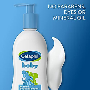 Cetaphil Baby Eczema Soothing Lotion with Colloidal Oatmeal, For Dry, Itchy and Irritated Skin, 5 Fl. Oz