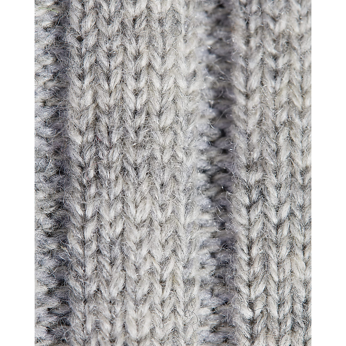 State Cashmere Unisex Ribbed Socks 100% Pure Cashmere Super Soft Bed Cuff Socks (Pale Charcoal, Small/US 6-11)