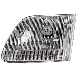 Evan Fischer Driver and Passenger Side Headlight Set of 2 Compatible with 1997-2003 Ford F-150, 1997-1999 F-250, 1997-2002 Expedition & 2004 F-150 Heritage - FO2503139, FO2502139